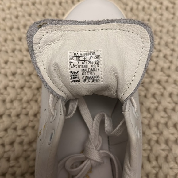 adidas Originals | Shoes | Nwot Adidas Grey Stan Smith Lux Size Us M 75 ...